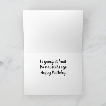 WE'LL ALWAYS BE *YOUNG AT HEART* HAPPY BIRTHDAY CARD | Zazzle