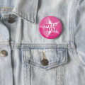 Well done button badge in pink | Zazzle