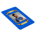 Well Done Gold Scroll, Custom Photo - Personalized Magnet | Zazzle