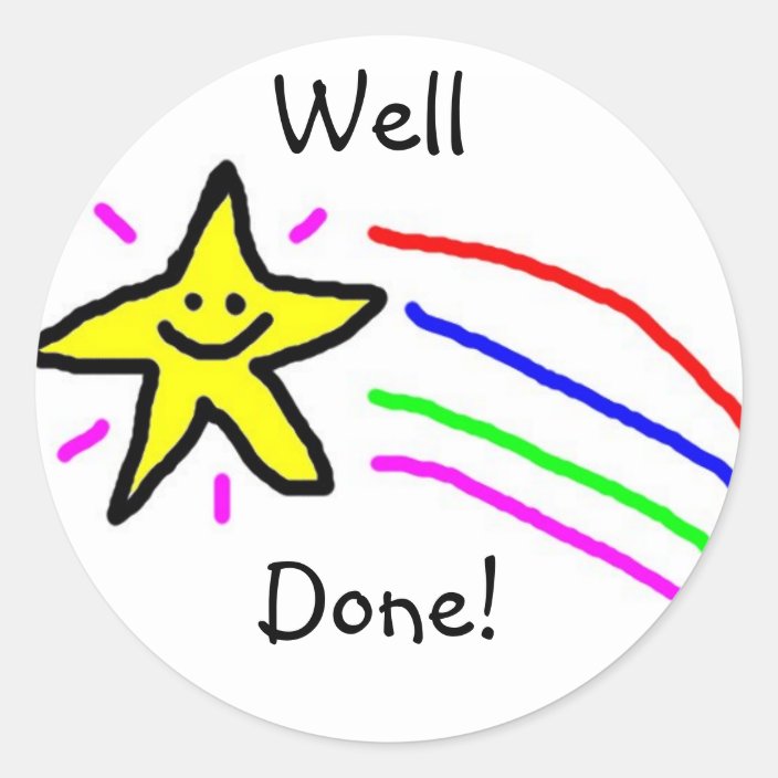 Well Done Star Stickers | Zazzle.com