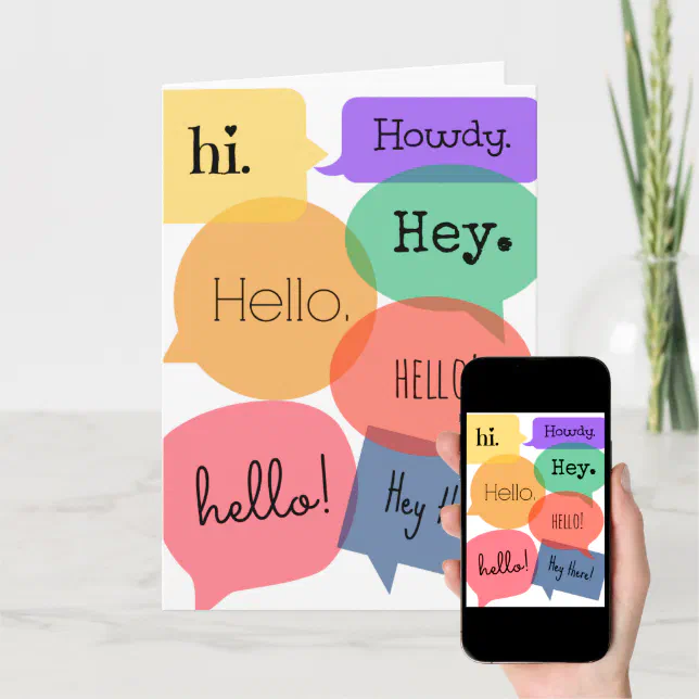 Well Hello There Card | Zazzle