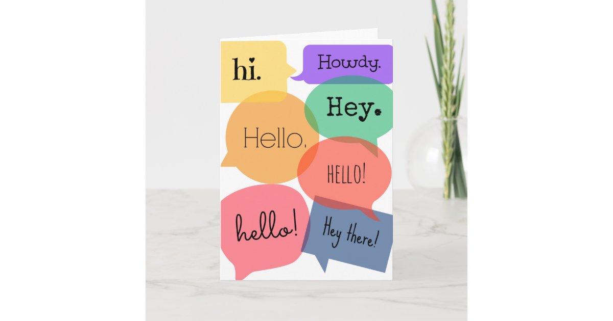 Well Hello There Card | Zazzle