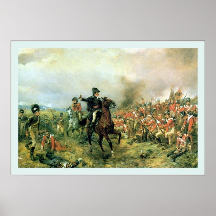 Wellington at Waterloo Poster | Zazzle.com