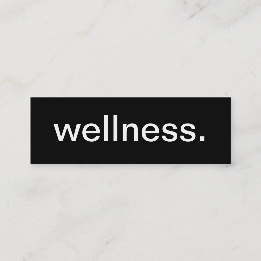Wellness Business Card | Zazzle