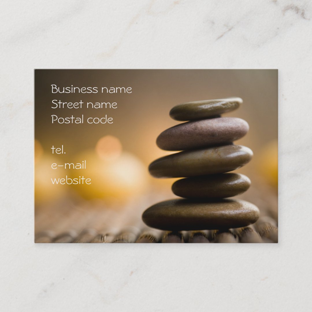 Wellness business card | Zazzle