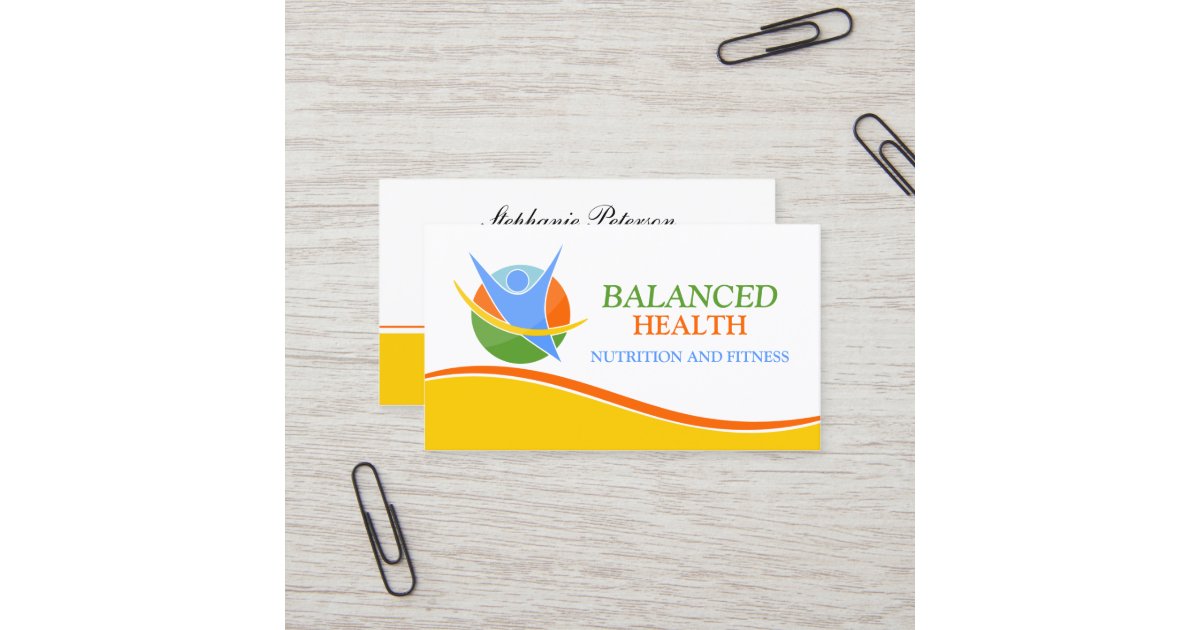 Wellness Coach Business Card | Zazzle.com