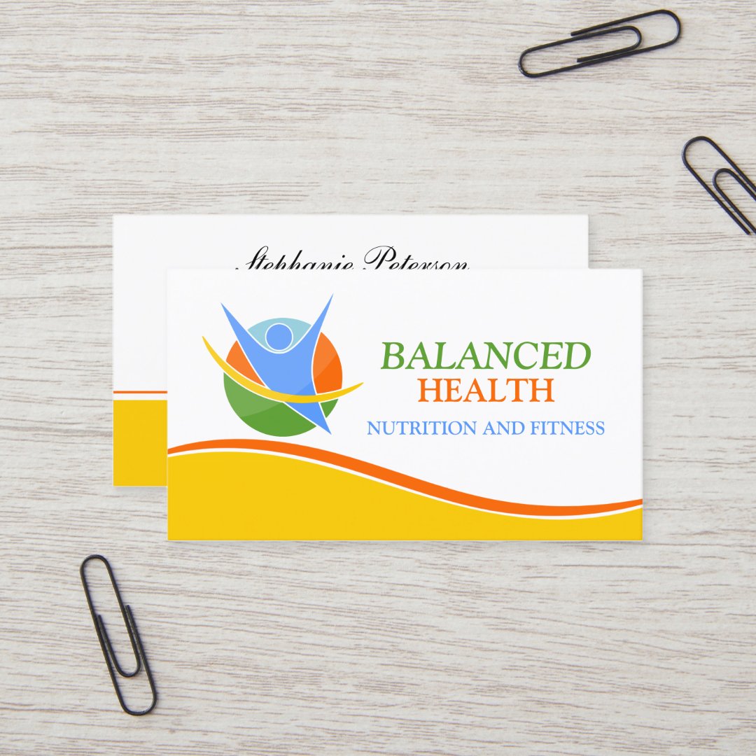 Wellness Coach Business Card | Zazzle