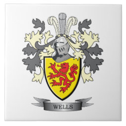 Wells Coat of Arms Tile | Zazzle
