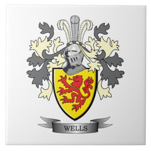 Wells Coat of Arms Tile | Zazzle