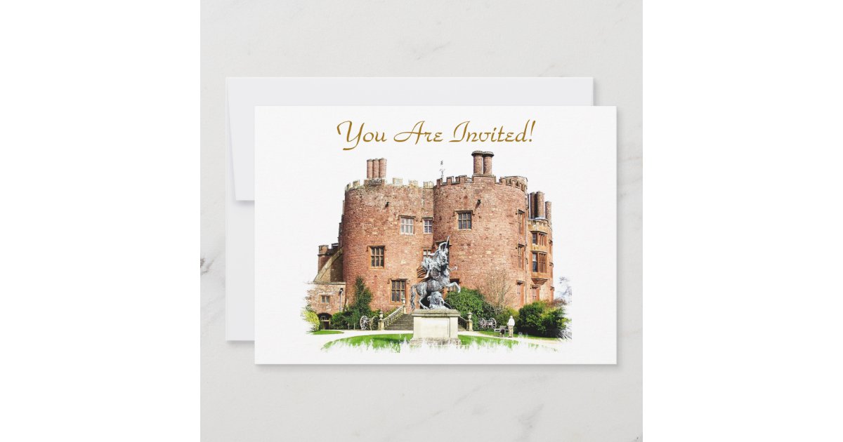 WELSH CASTLES INVITATION | Zazzle