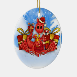 Welsh Christmas Ornament - Welsh Dragon | Zazzle