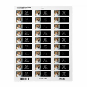 Welsh Corgi Address Labels | Zazzle