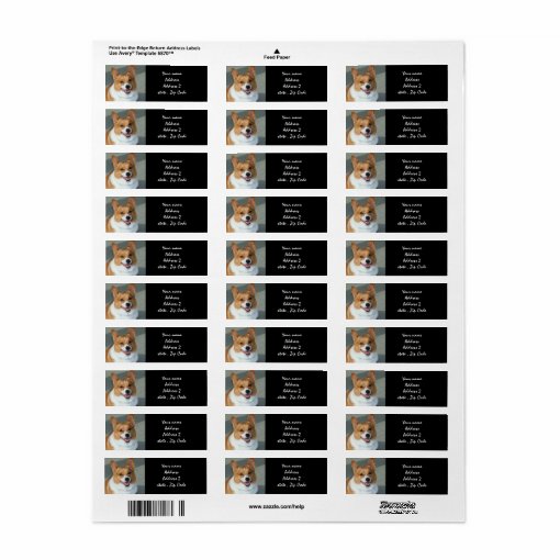 Welsh Corgi Address Labels | Zazzle
