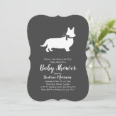 Welsh Corgi Dog Baby Shower Gender Neutral Invitation | Zazzle