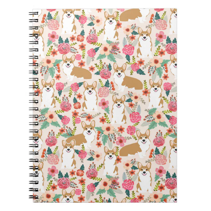 Welsh Corgi journal notebook dog stationery | Zazzle