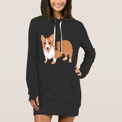 Welsh Corgi Women's Hoodie Dress | Zazzle