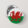 Welsh Dragon Button | Zazzle