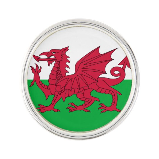 Welsh dragon flag pin | Zazzle.com