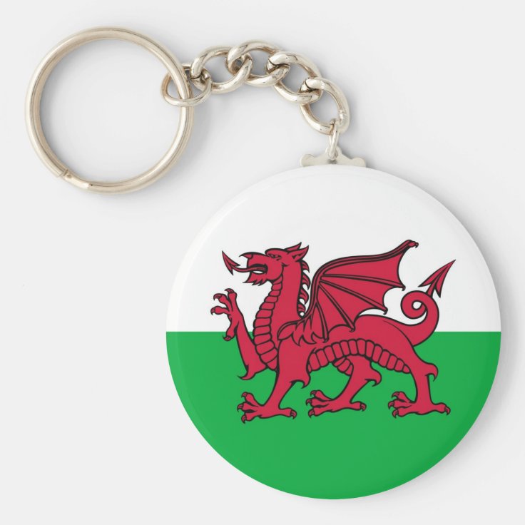 Welsh Dragon Keychain | Zazzle