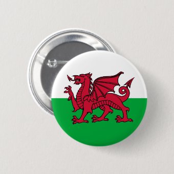 Welsh Dragon Pinback Button | Zazzle