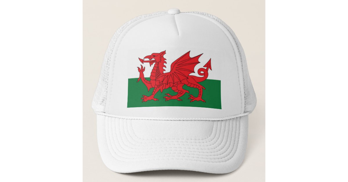 Welsh Flag Cap | Zazzle