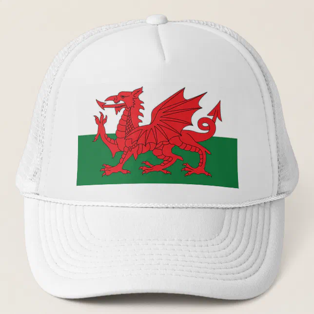Welsh Flag Cap | Zazzle