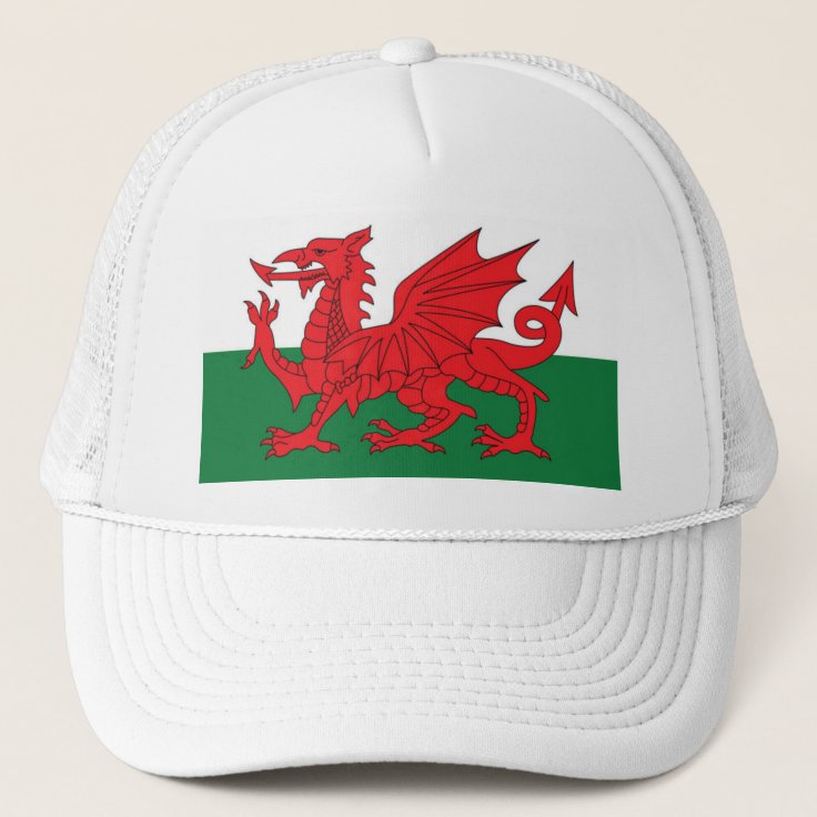 Welsh Flag Cap | Zazzle