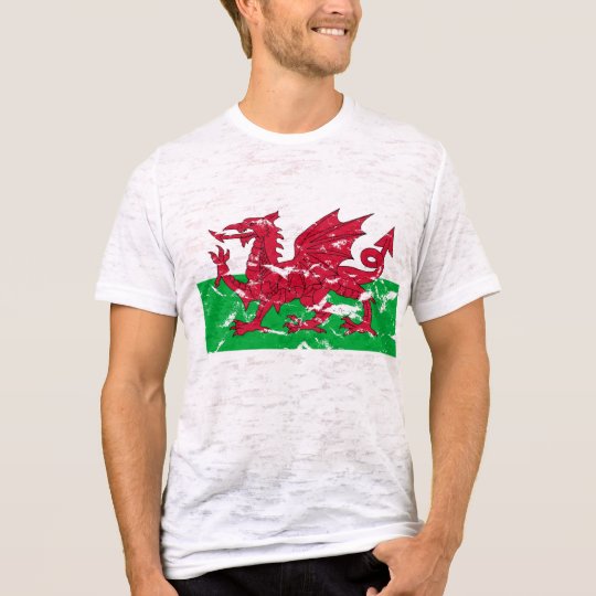 Welsh Flag T-shirt | Zazzle.com