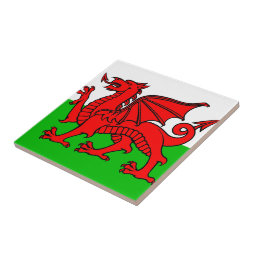 Welsh-Flag Tile | Zazzle