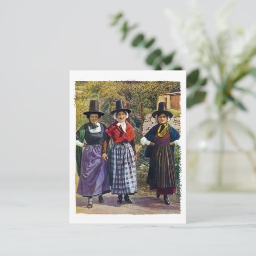 Welsh Girls Postcard | Zazzle