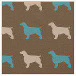 Welsh Springer Spaniel Painting - Original Dog Art Fabric | Zazzle.com