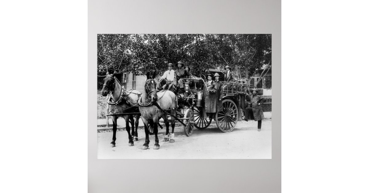 Wenatchee Fire Department, 1911 Poster | Zazzle