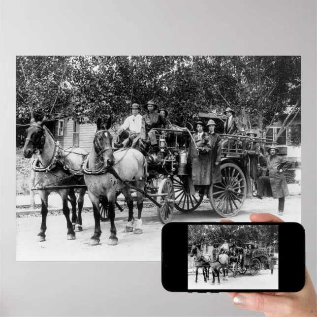 Wenatchee Fire Dept: 1911 Poster | Zazzle