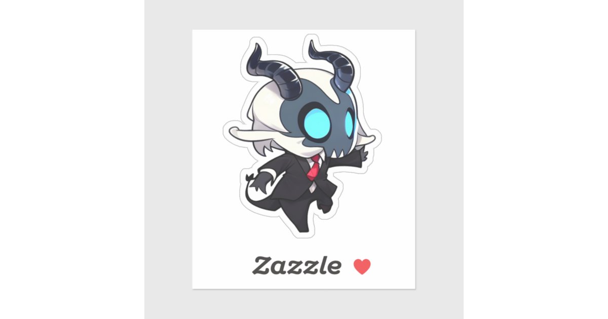 Wendigo in a Suit Sticker | Zazzle