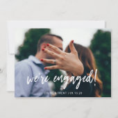 We're Engaged Engagement Announcement Card | Zazzle