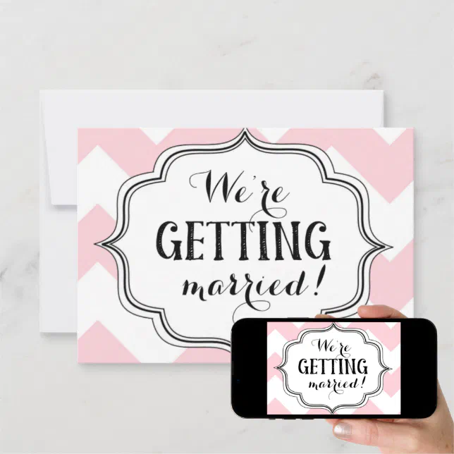 We're Getting Married! Invitation | Zazzle