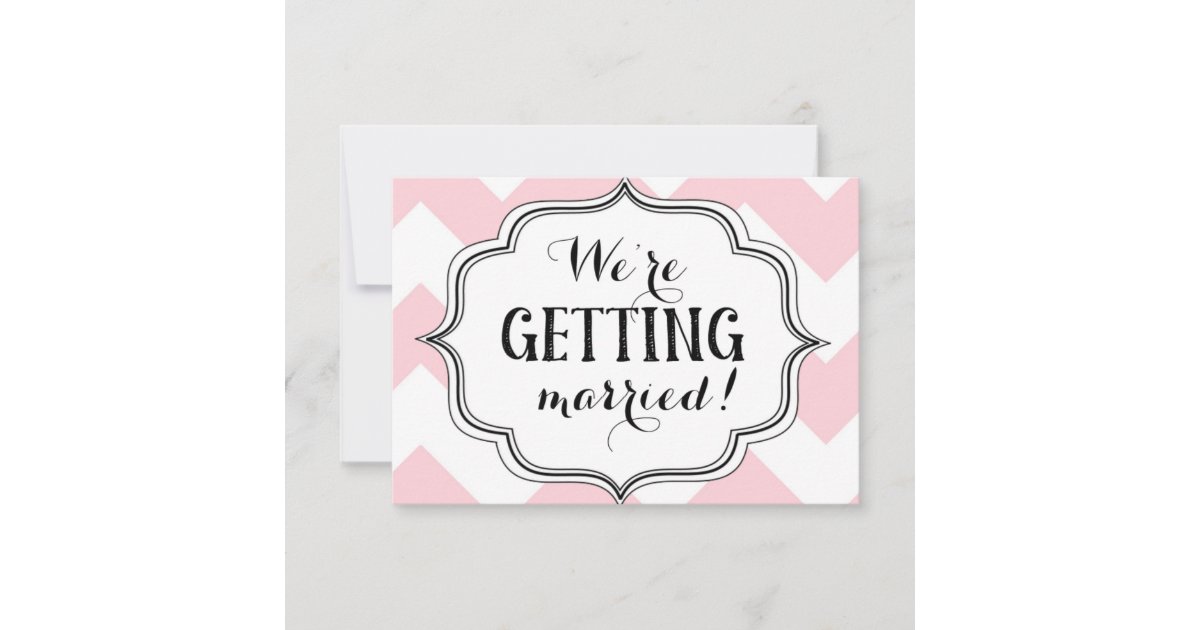 We're Getting Married! Invitation | Zazzle