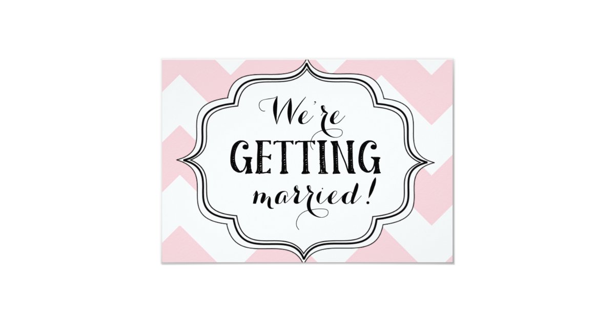 We're Getting Married! Invitation | Zazzle.com