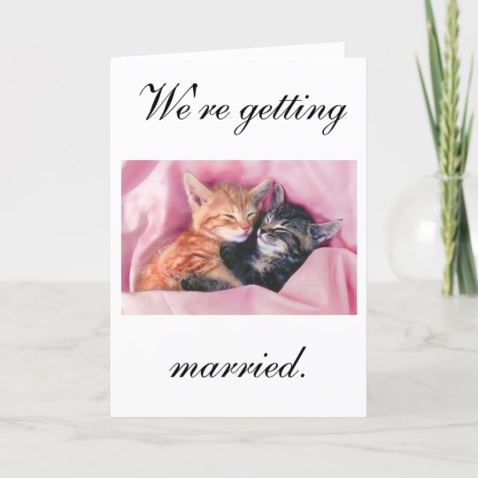 We're getting married. Wedding Invitation | Zazzle.com