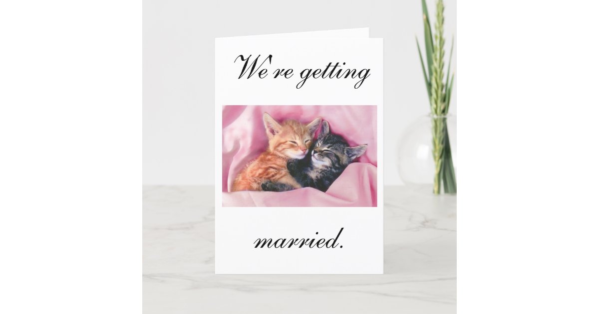 We're getting married. Wedding Invitation | Zazzle