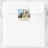 We're in a New Castle Custom New Address Square Sticker | Zazzle