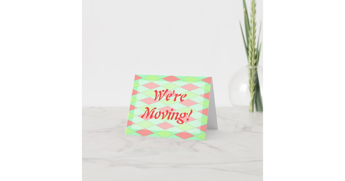 We're Moving announcements template | Zazzle