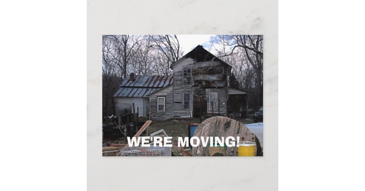 'WE'RE MOVING' CARDS | Zazzle