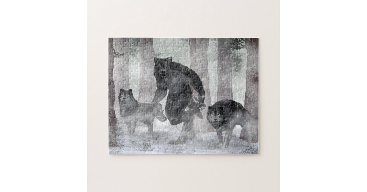 Werewolf and Wolves Jigsaw Puzzle | Zazzle
