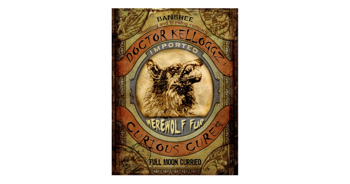 Werewolf Fur Postcard | Zazzle.com