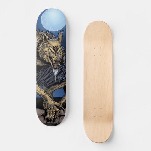 Werewolf skateboard | Zazzle