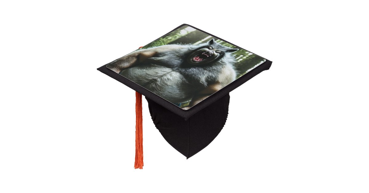 Werewolf Who Ate The Whole Village graduation cap | Zazzle