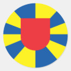 Vlaanderen (Flanders) Classic Round Sticker | Zazzle.com