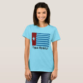 West Papua Merdeka! Morning Star Flag T-Shirt | Zazzle