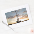 West Texas Drilling Rig Rectangular Sticker | Zazzle